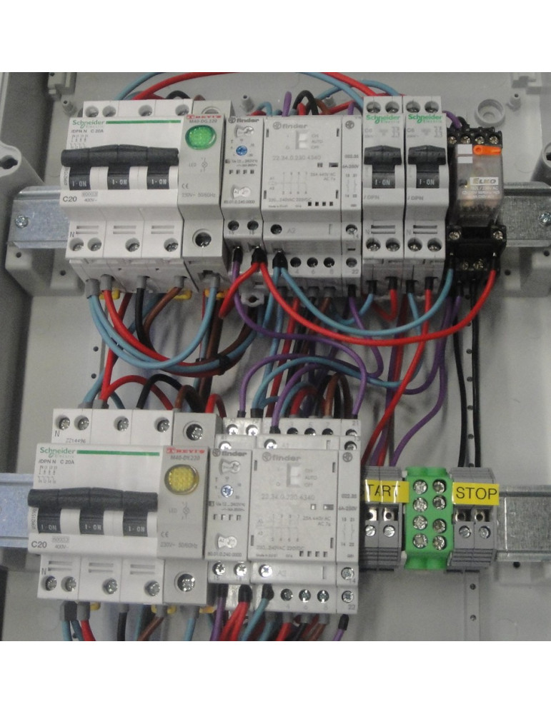 coffret inverseur de source automatique monophasé et tétraphasé 63A